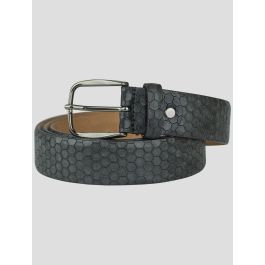 Isaia Dark Blue Leather Belt | IsuiT