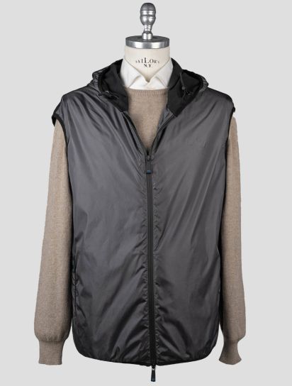 Kiton Knt Gray Black Pa Vest | IsuiT