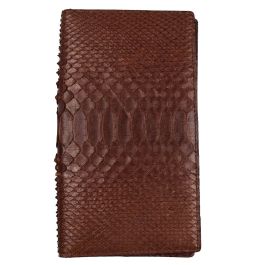 Zilli Brown Leather Snake Document Holder | IsuiT