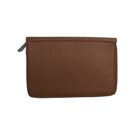 Kiton Brown Leather Pochette | IsuiT