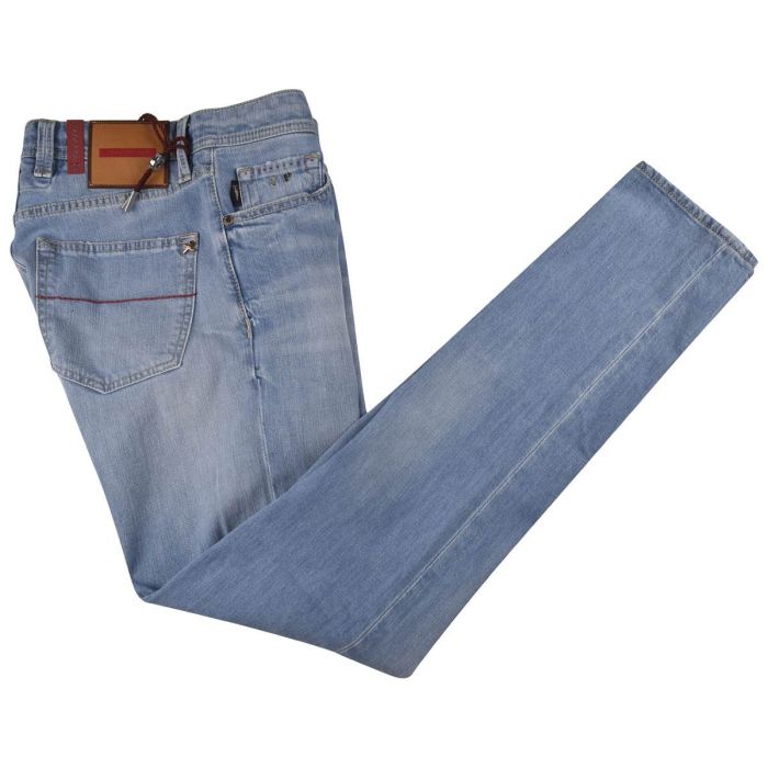 Sartoria Tramarossa Light blue Cotton Ea Jeans | IsuiT