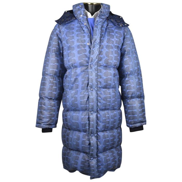 Zilli Blue Leather Snake Coat | IsuiT