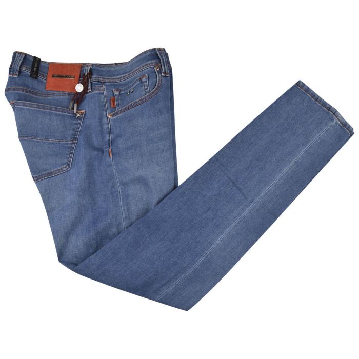 Sartoria Tramarossa Blue Cotton Eme Ea Jeans | IsuiT