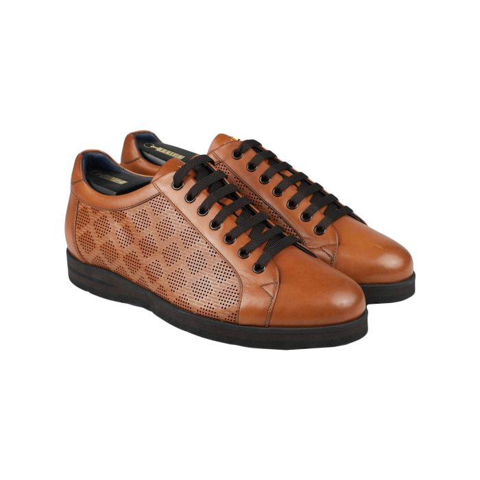 Zilli Brown Leather Sneakers | IsuiT