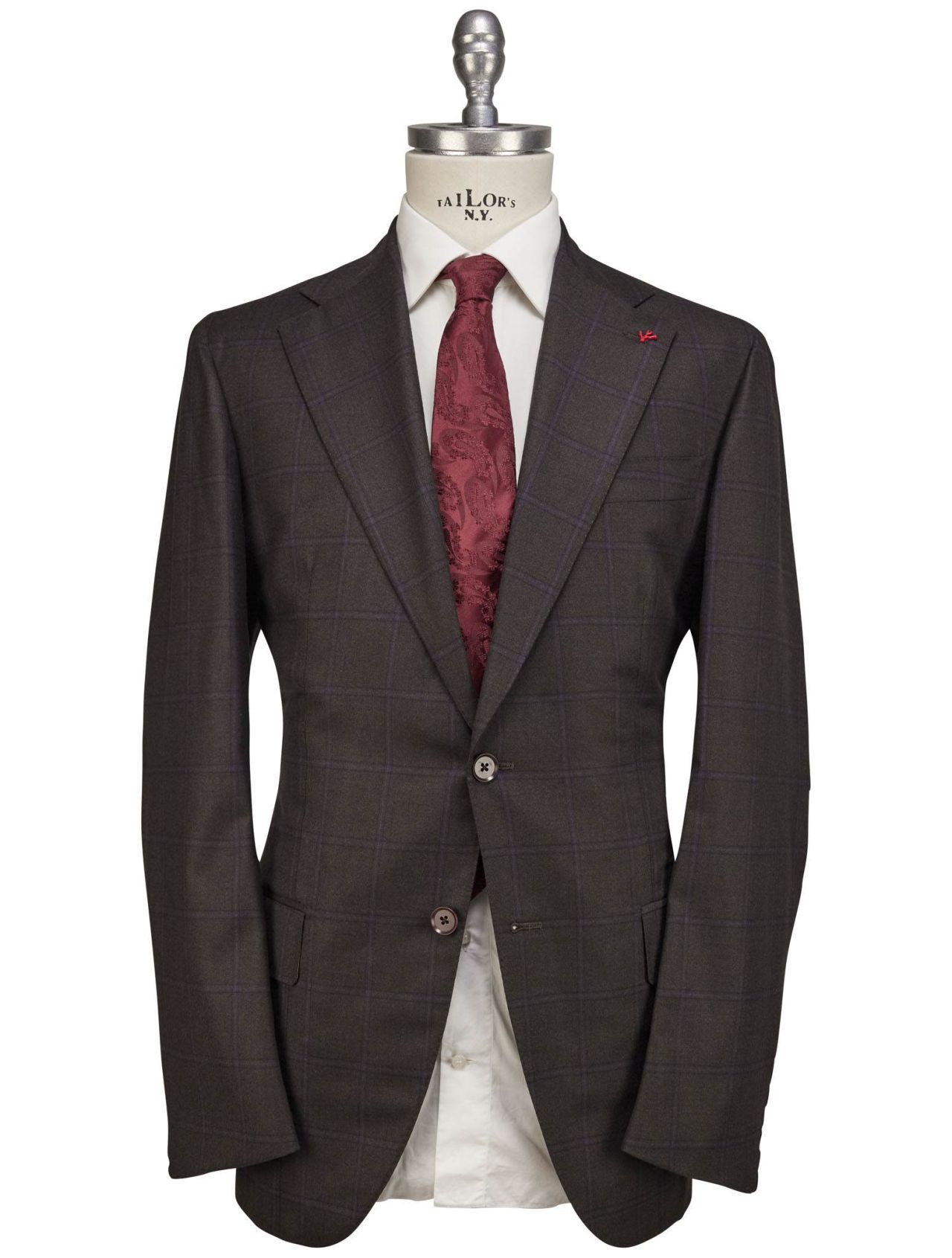 Isaia Multicolor Wool Suit | IsuiT