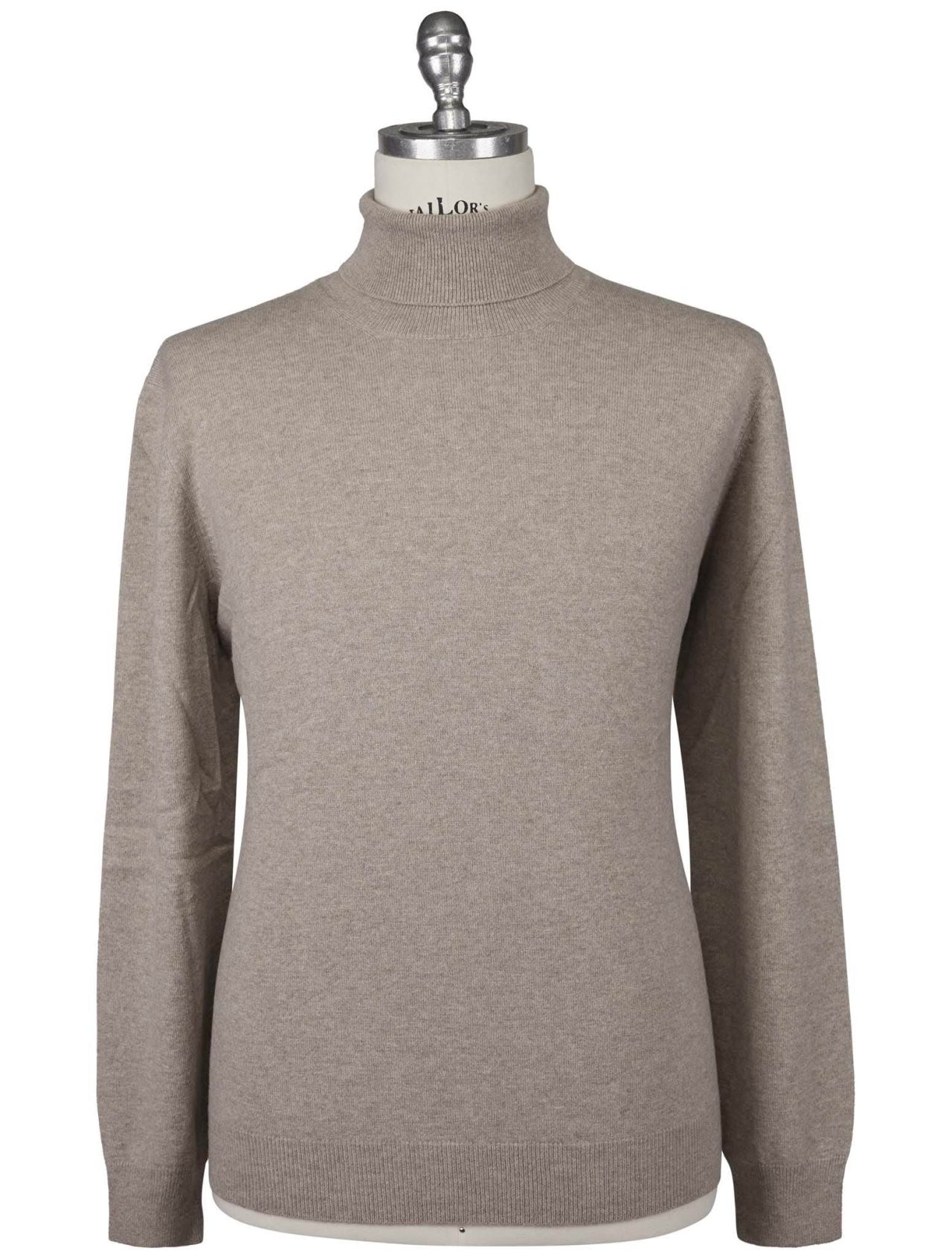 Gran Sasso Beige Virgin Wool Cashmere Viscose Sweater Turtleneck | IsuiT