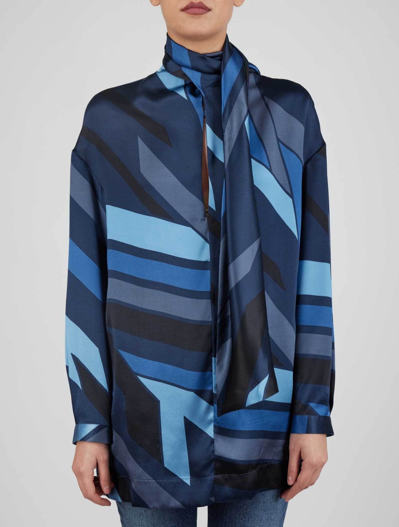 Kiton Multicolor Silk Shirt | IsuiT