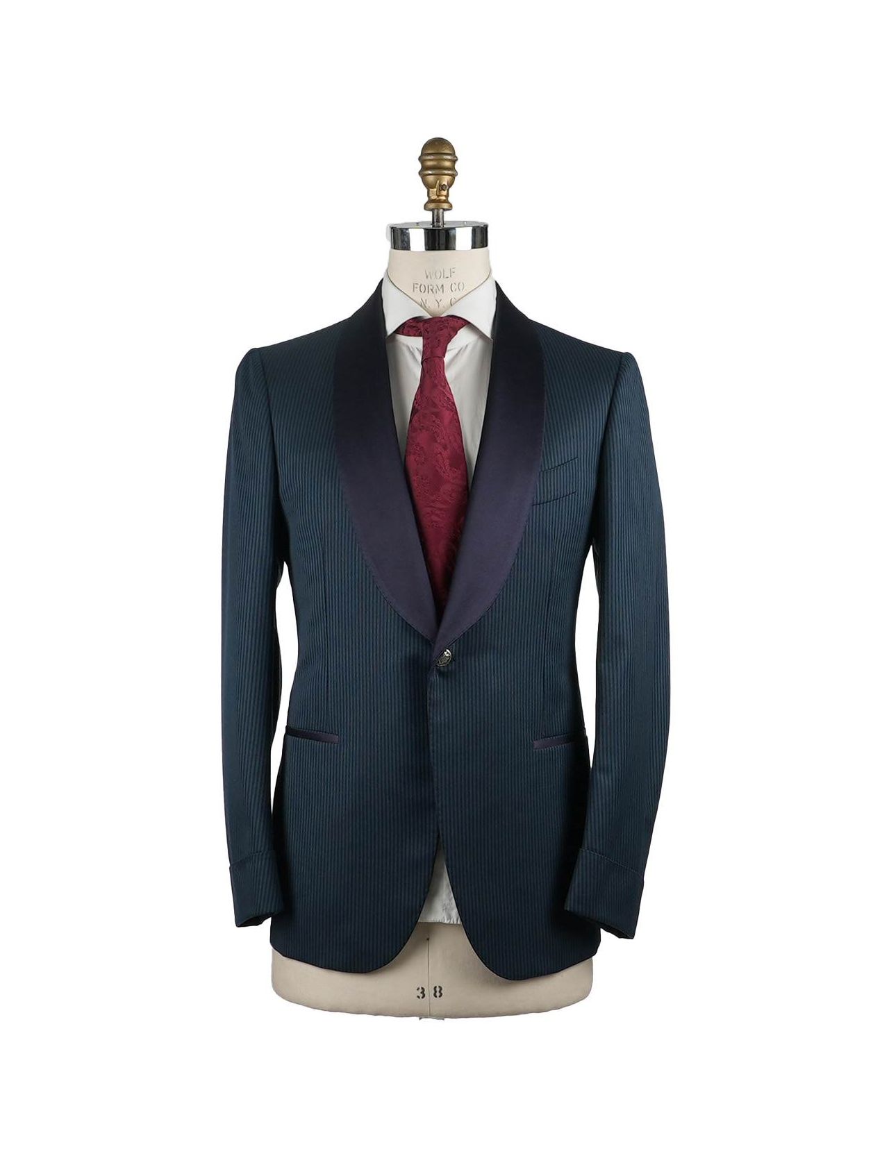 Cesare Attolini Blue Green Wool Suit | IsuiT