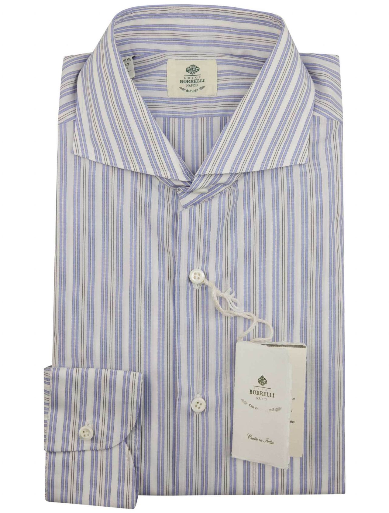 Luigi Borrelli Multicolor Cotton Shirt | IsuiT