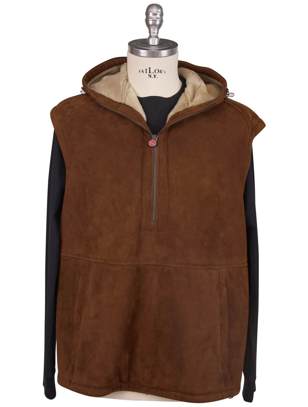 Kiton Brown Shearling Vest | IsuiT
