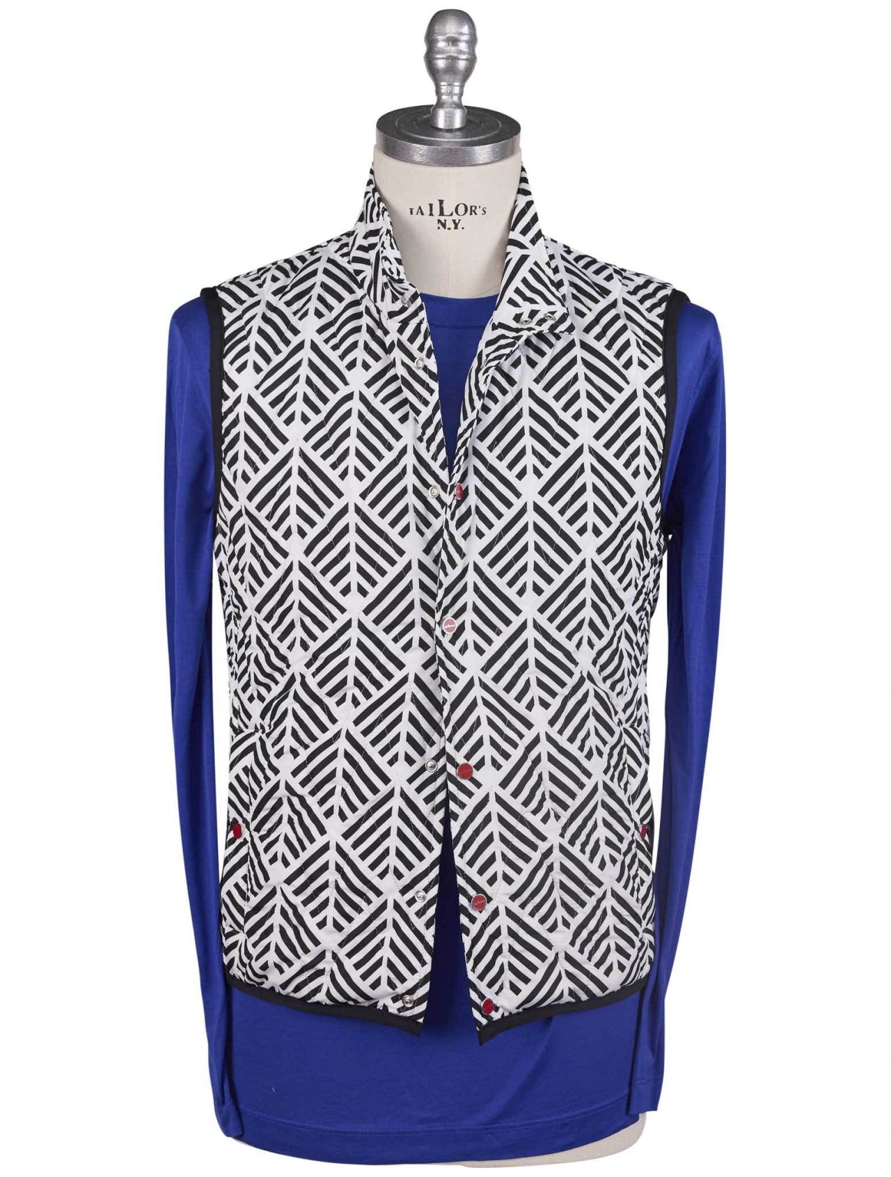 Kiton Black White Pl Vest | IsuiT