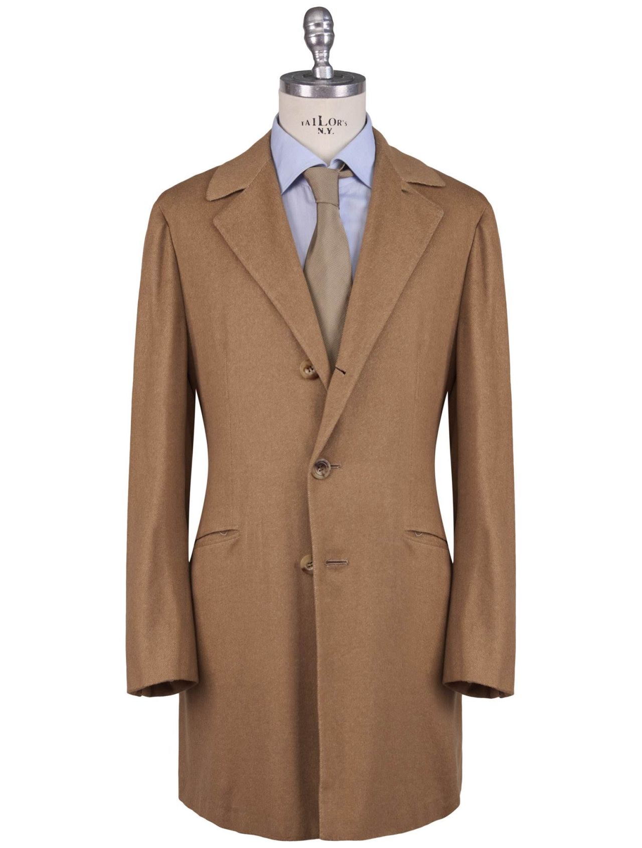 Kiton Brown Vicuna Peru Cashmere Silk Overcoat | IsuiT