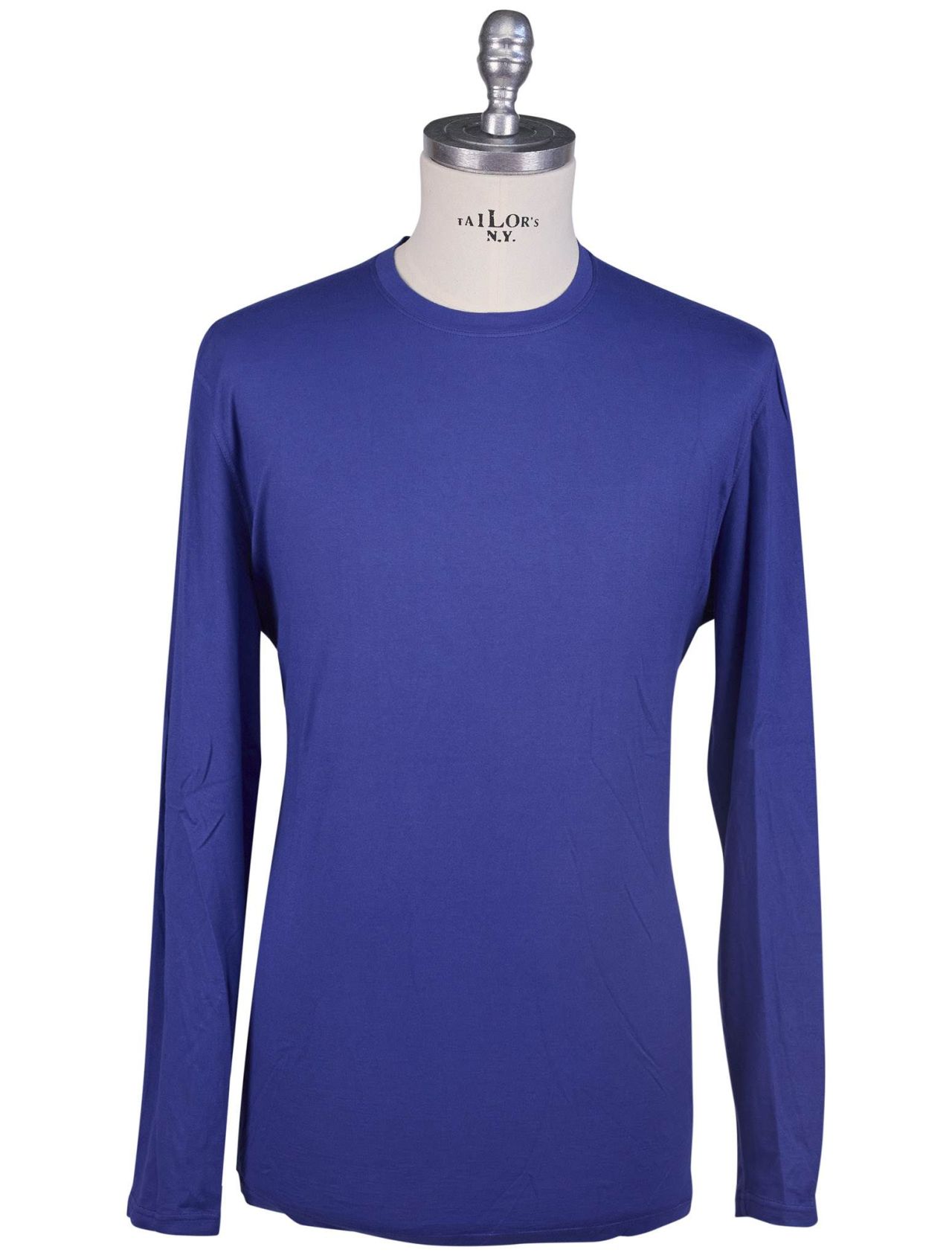 Kiton Blue Cashmere Sweater Crewneck | IsuiT