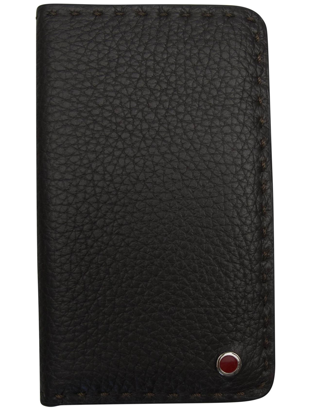 Kiton Brown Leather Wallet | IsuiT