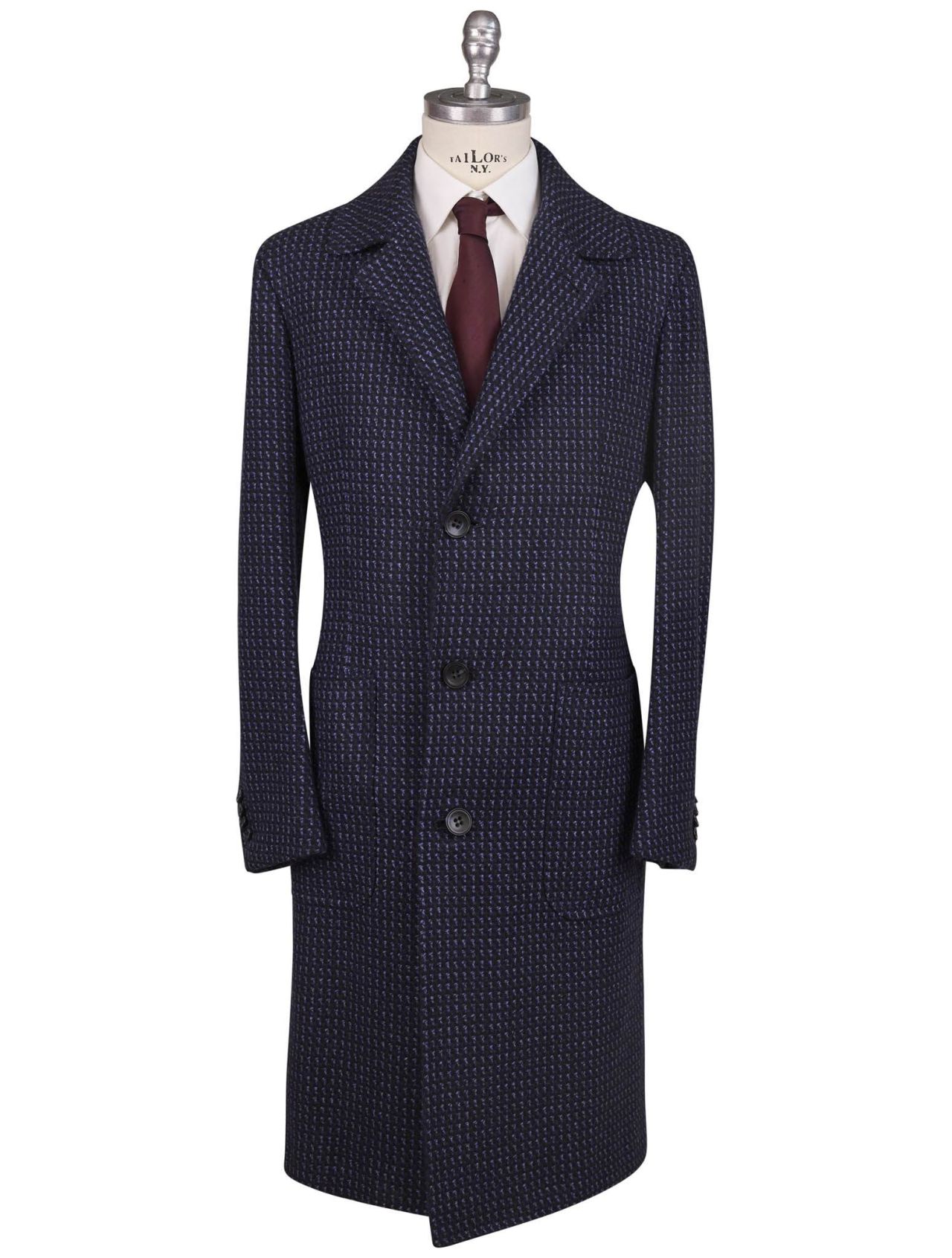 Kiton Blue Cashmere Overcoat | IsuiT