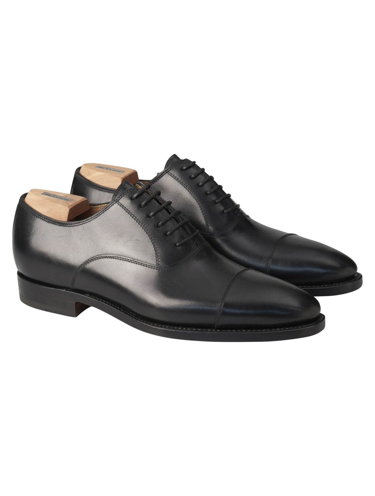 Kiton Black Leather Dress Shoes | IsuiT